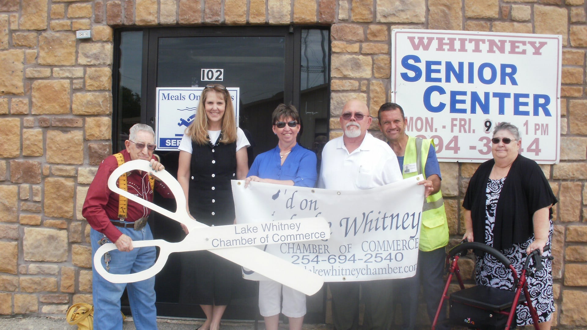 Ribbon Cutting Ceremony WHITNEY SENIOR CENTER – Lake Whitney Chamber of ...